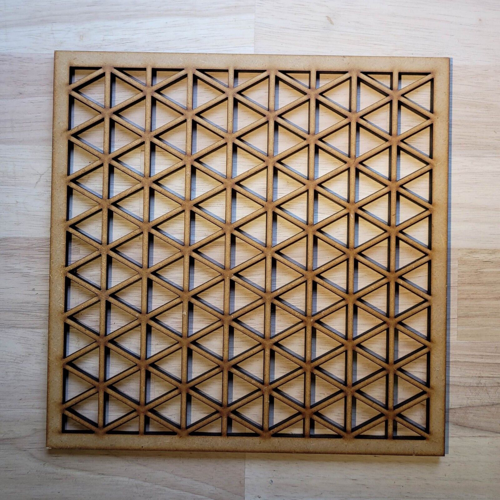 Triangle Grille Decorative Screen Radiator Cabinet square MDF Panel 2f
